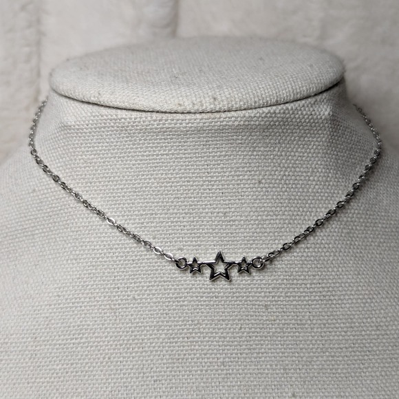Handmade | Jewelry | Y2k Star Choker Stainless Steel Necklace | Poshmark